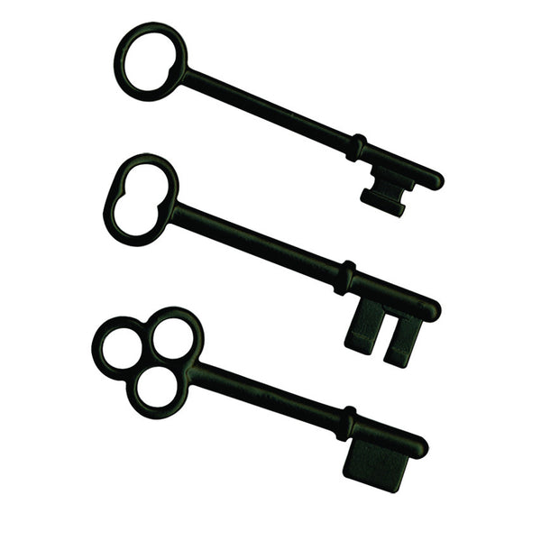 7gypsies Antique Black Keys (Set of 3) – 1320LLC