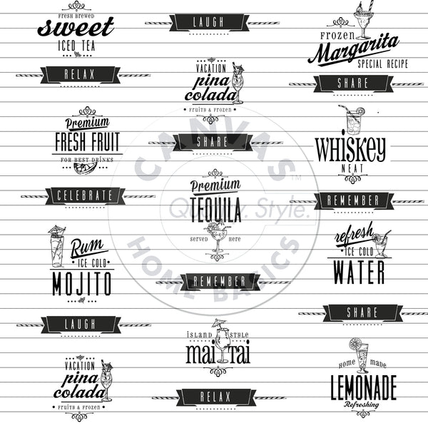 Mixology: Mixology Butcher Paper on White Paper – 1320LLC
